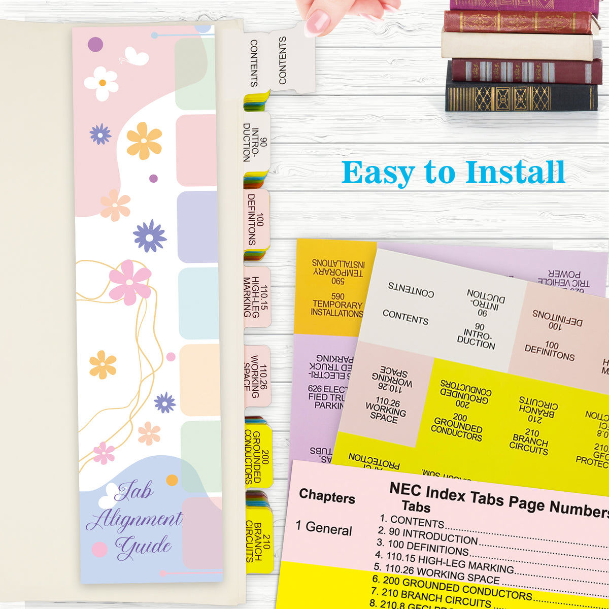 NEC Tabs, 120 Pcs for 2020 National Electrical Code(Book not Included ...